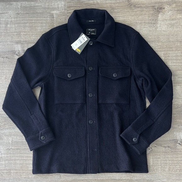 Todd Snyder | Jackets & Coats | Todd Snyder Navy Boiled Wool Shirt ...